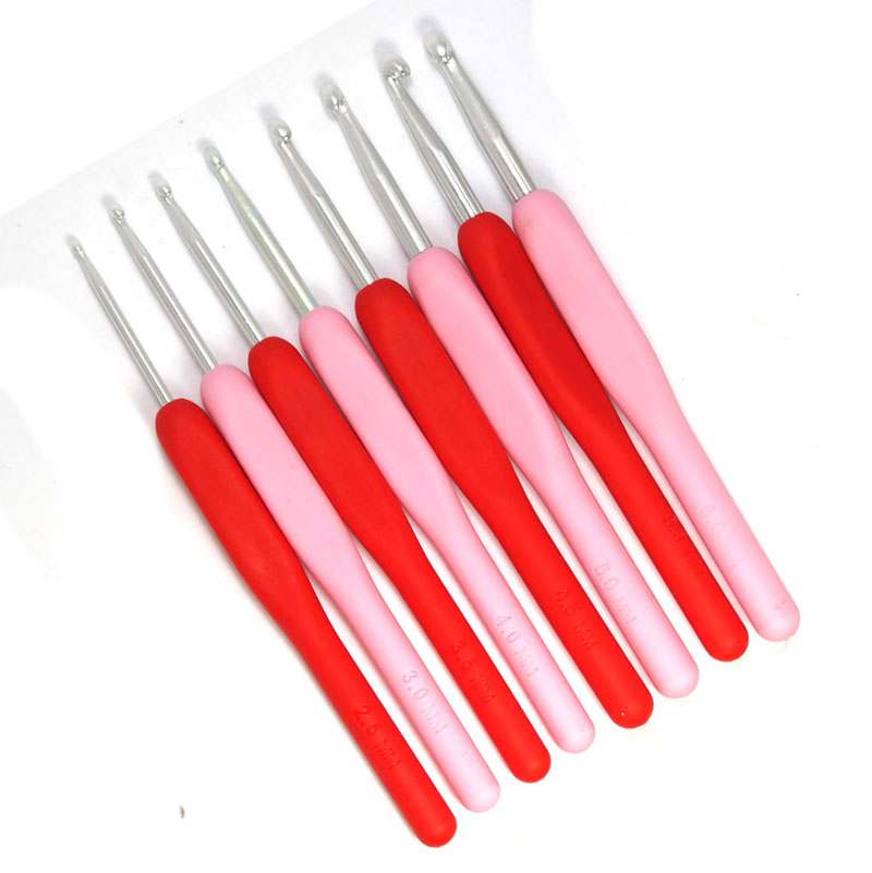 Jarum Rajut Crochet Gagang Plastik Soft - Maya Crafts