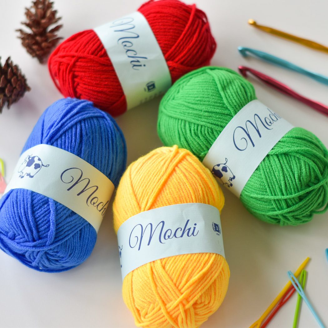 Benang Rajut Rainbow Polos - Maya Crafts