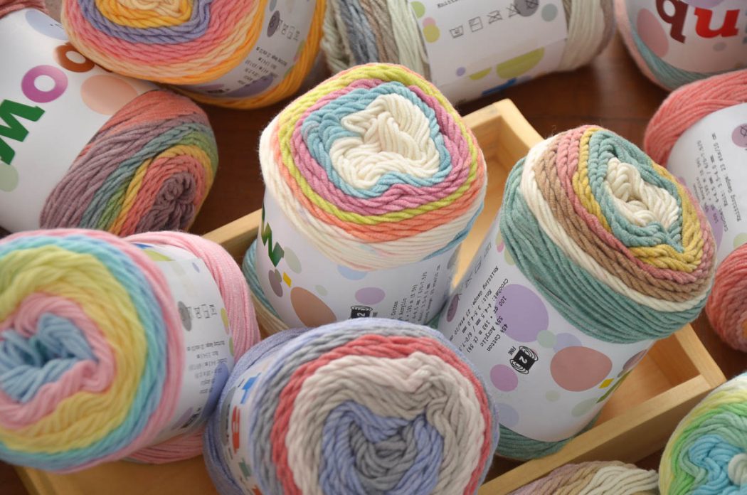 Benang Rajut Rainbow Cake Yarn - Maya Crafts