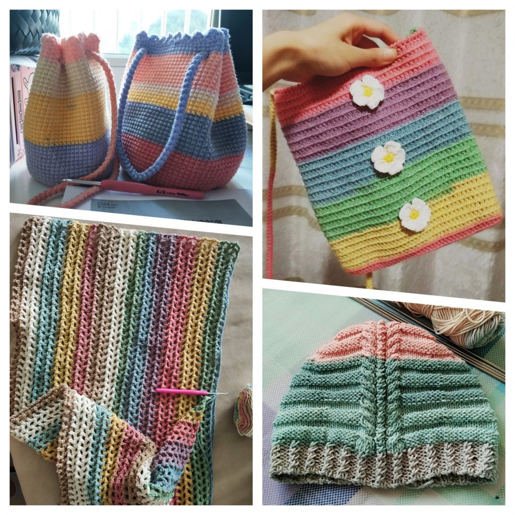 Benang Rajut Rainbow Cake Yarn - Maya Crafts