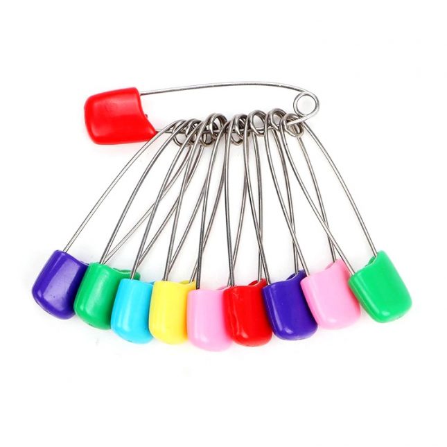 Peniti Besar Safety Pin Jumbo 12 pcs - Maya Crafts